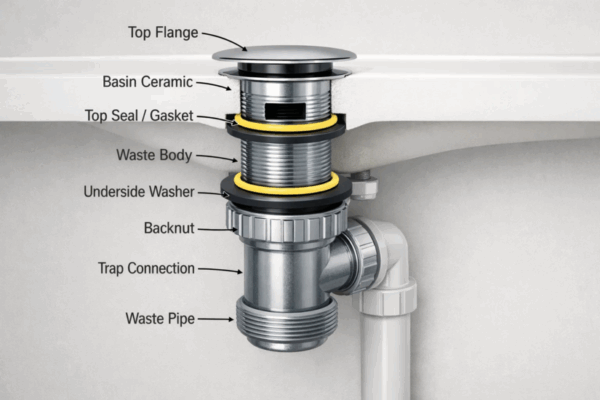 How to Fit a Basin Waste: Washers, Sealants, Leaks, and Quick ...