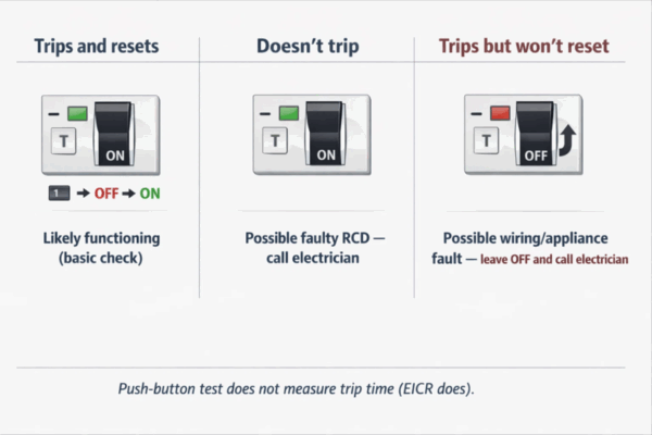 How to Test an RCD Safely: Test Buttons, Results, and When to Call an ...